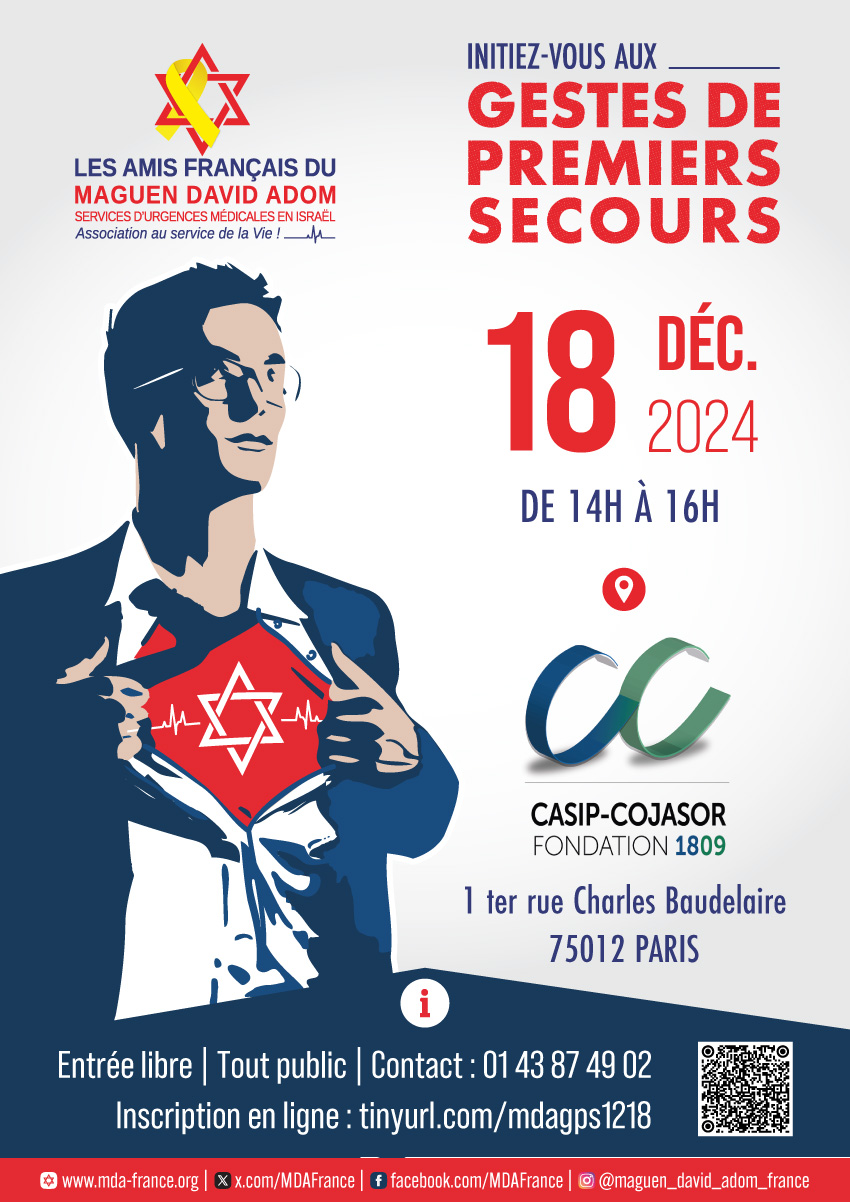 Bienvenue sur le site du Maguen David Adom France - MDA France